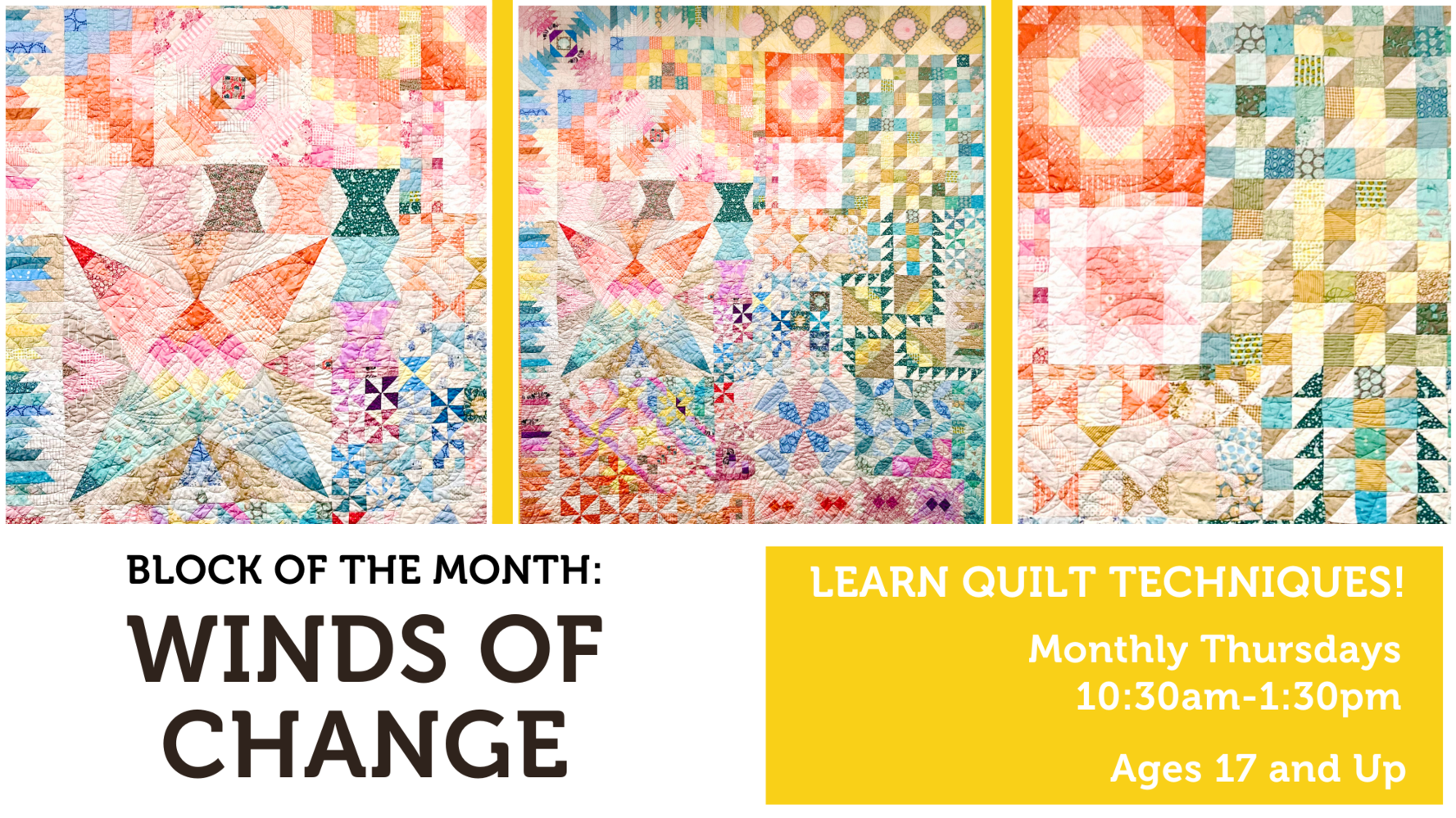 Winds of Change: Block of the Month (Thursday Session) - Adult Beginner ...