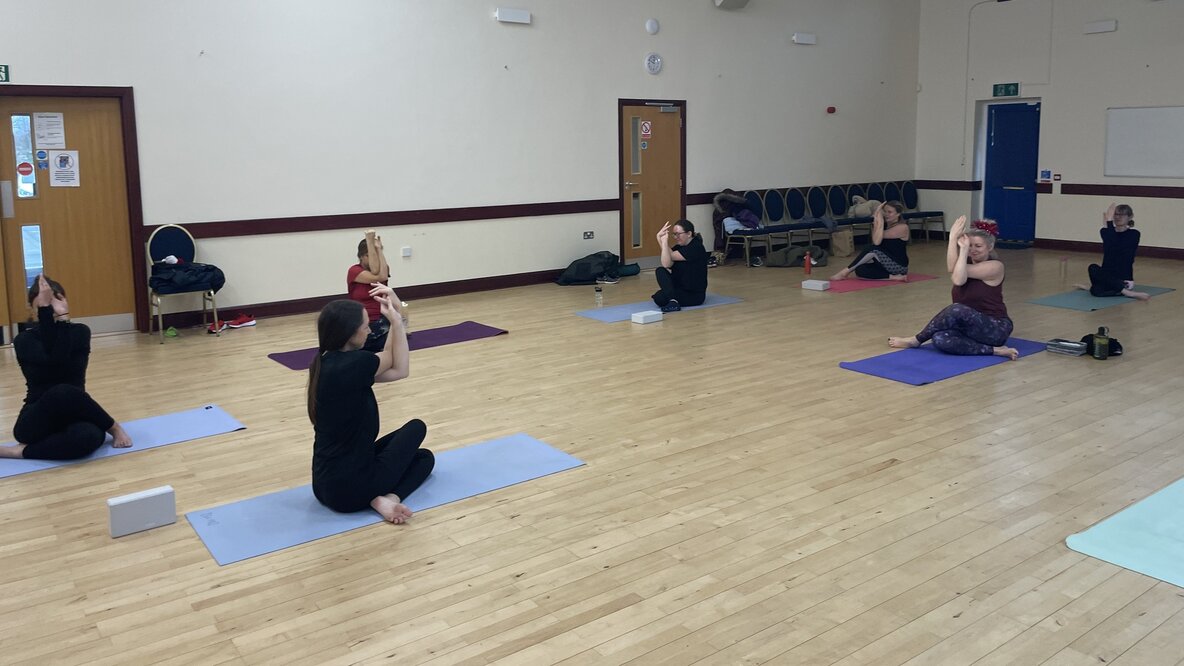 Relaxing Yoga and meditation @ Tower Hall - Booking by Bookwhen