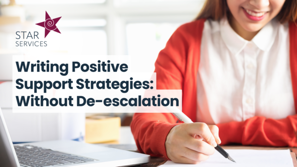 Writing Positive Support Strategies: Without De-escalation 💻 - Booking ...