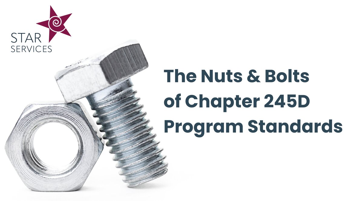 The Nuts & Bolts of 245D Program Standards 🏢 - Booking by Bookwhen