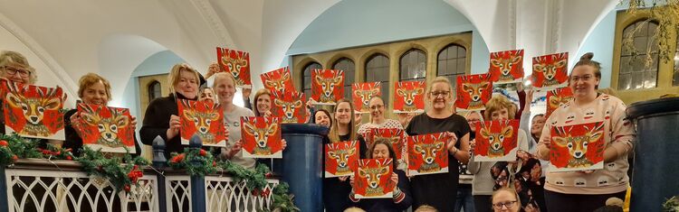 Highland Cow Paint & Prosecco at The Bell Inn Creech St Michael ...