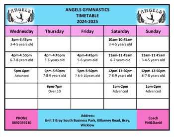 Angels Gymnastics - Booking by Bookwhen